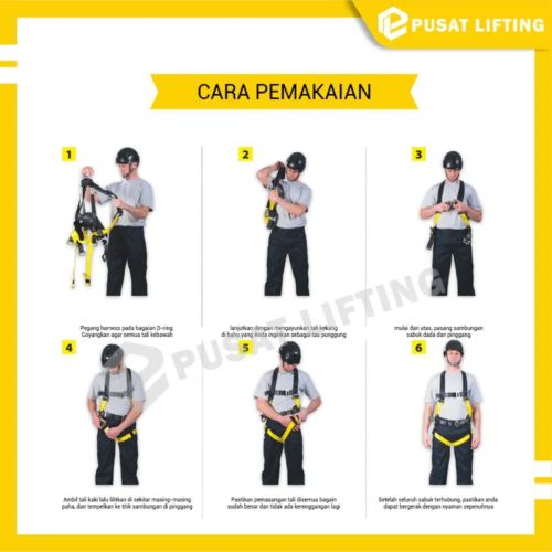 Jual Full Body Harness Single Hook 0261 EXCELLENT - Pusat Lifting Equipment